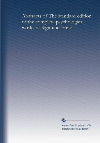 Amazon.com: Abstracts of The standard edition of the complete ...