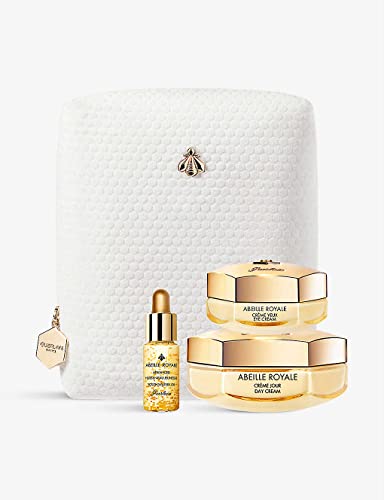 GUERLAIN ABEILLE ROYALE CREME JOUR 50ML+EYE 15ML + MINI OIL + POUCH ...