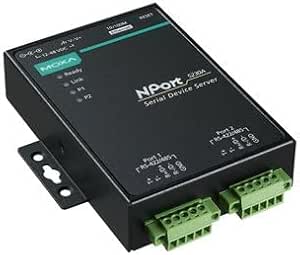 Amazon.com: MOXA NPort 5230A 2 Port Device Server, 10/100M Ethernet, RS-422/485, Terminal Block ...