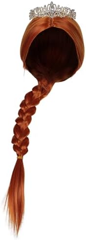 Amazon.com: Chahouk Women Princess Wig Adult Crown Wigs Cosplay Prop ...