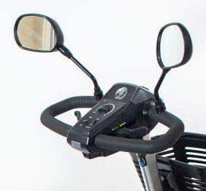 Deluxe Scooter Rear View Mirror Pair for Most Pride Mobility Scooters ...