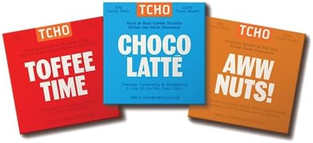 Amazon.com : TCHO 3-Bar Chocolate Variety Pack | Toffee Time, Choco ...