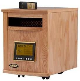 Amazon.com: Sunheat 400810000 SH-1500RC Natural Oak Infrared Heater ...