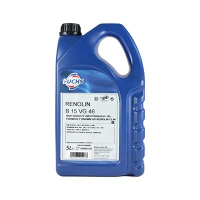 Fuchs Renolin B15 VG46 Hydraulic & Lubricating Oil 5 Litres 5L : Amazon ...