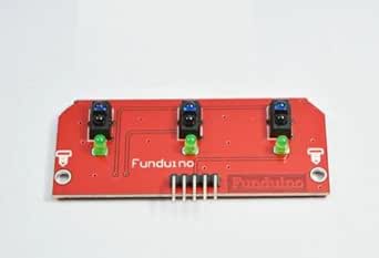 3 Way IR Array Line Tracking Sensor Module (Line Follower Sensor- 3 ...