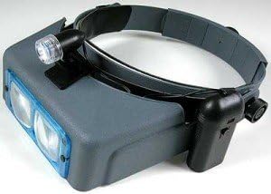 Optivisor DA5 x2.5 Headband Magnifier with Visorlight: Amazon.co.uk ...