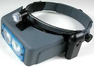 Optivisor DA5 x2.5 Headband Magnifier with Visorlight: Amazon.co.uk ...