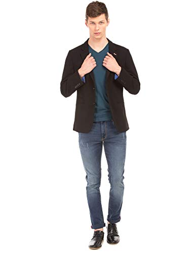 Arrow Jeans Men's Slim Fit Jeans (A16Asspjn002N1S2_Navy_38W X 34L ...