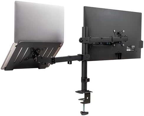 Amazon.com: Mind Reader Dual Arm Monitor and Laptop Desk Mount ...