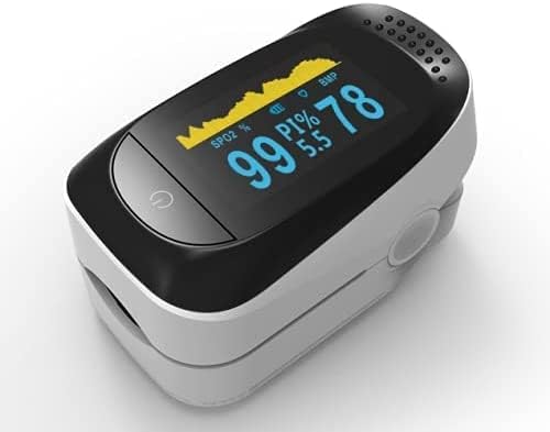 Biomedintech Fingertip Pulse Oximeter with Bluetooth, Blood Oxygen ...