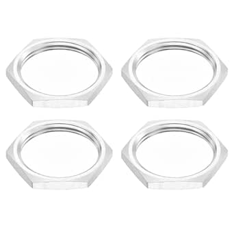 uxcell G1-1/4 Pipe Fitting Hex Thin Lock Nut, Locknut Female Fastening ...