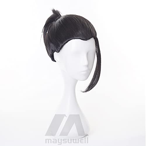 Cosplay Wig Jujutsu Kaisen Geto Suguru Anime wig Long black hair for ...