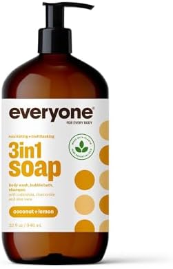 Amazon.com : Everyone 3-in-1 Soap, Body Wash, Bubble Bath, Shampoo, 32 ...