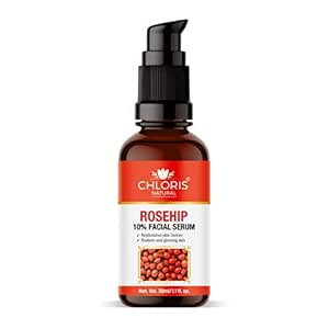 Chloris Natural Rose Hip Radiant Glow Face Serum, Light Weight Non ...