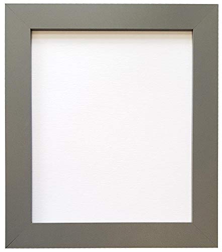 FRAMES BY POST Metro Dark Grey Picture Photo Frame Plastic Glass 30cm x ...