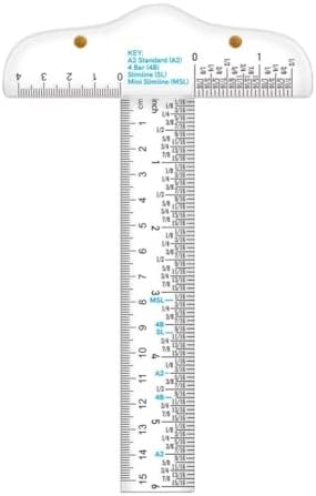 Amazon.com : Pangda 12 Inch/ 30 cm Junior T-Square Plastic Transparent ...