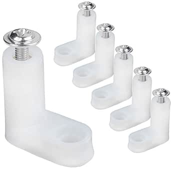 Motherboard Standoffs Plastic Mounting PCB Feet Pack of 50, L Type PCB ...