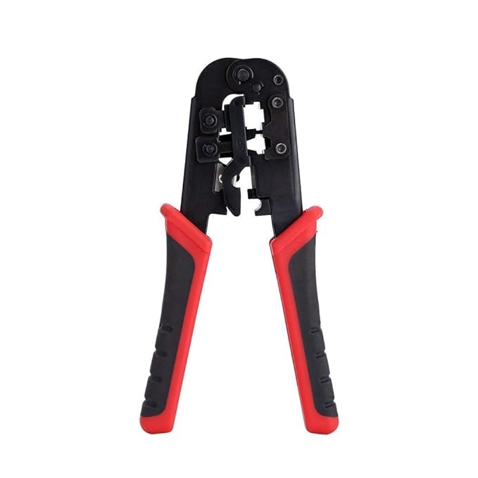 RJ45 Ethernet Crimping Tool Kit, RJ-11, 6P/RJ-12, 8P/RJ-45 Crimp ...