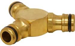 Amazon.com : PKE Pro.Spec Brass 3 Way Connector [Bulk Pack of 10] [+F6 ...