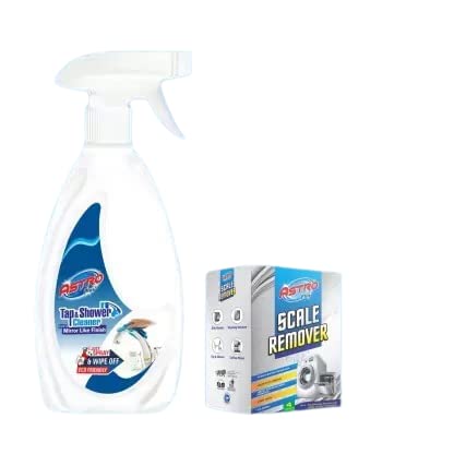 Astro Plus Tap Shower Cleaner Scale Remover Combo : Amazon.in: Health ...