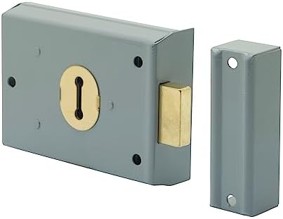 Rim Lock and Handle Set - Sash Lock, Shed Door Lock with Key - Gate ...