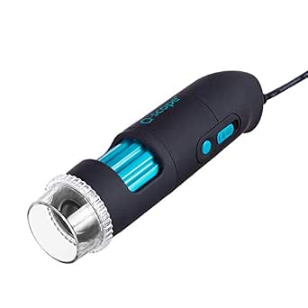 Amazon.com: Q-Scope 80200-P 8MP 200X Handheld USB Microscope with ...
