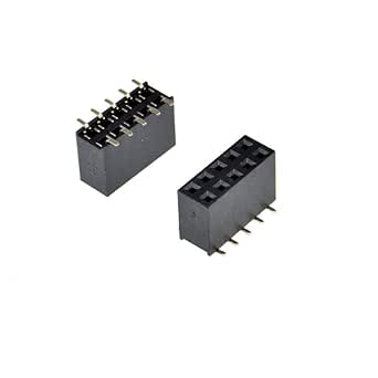 10PCS SMT SMD 2X5 PIN Double Row Straight Female PIN Header 2.54MM Pitch Connector Socket 2 * 5 ...