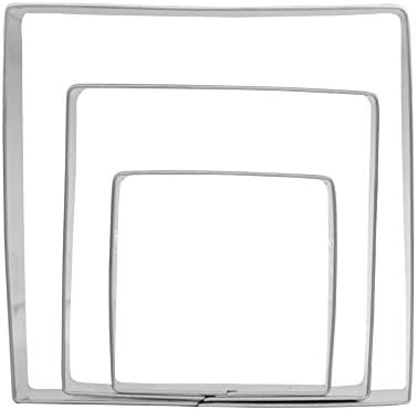 Amazon.com: Large Round Cookie Cutter Set – 4.5”,3.5”,2.5” - 3 Piece ...
