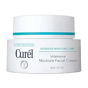Amazon.com : Curel Japanese Skin Care Intensive Face Moisturizer Cream, Hydrating Face Lotion ...