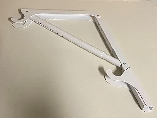 Amazon.com: Angled Surface Bracket | Adjustable Rod and Shelf Bracket to Hang Clothing on Angled ...