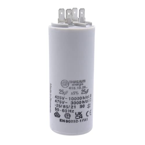 25uF Universal Terminal Capacitor Permanent Capacitor for Electrical ...