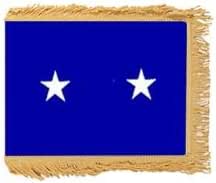 Amazon.com : Air Force Major General flag with Pole Hem and Fringe (4 ...