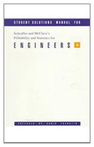 Amazon.com: Probability and Statistics for Engineers: Student Solutions Manual: 9780534209650 ...