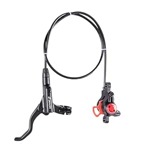 BUCKLOS Zoom MTB Hydraulic Disc Brakes Set, Left Front 800mm Right Rear 1450mm Mountain Bike ...