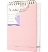 Amazon.com : Yoment Top Spiral Notebook, Hardcover Steno Pads, 240 ...