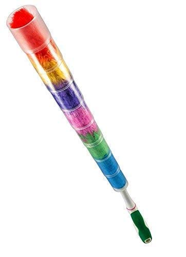 Goldennest Rainbow Plastic Microfiber PP Static Duster for Glass, Fan ...