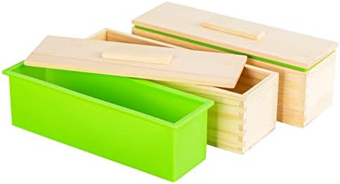 Amazon.com: Soap Loaf Box, 42 oz Soap Box for Soap Making with Wooden ...