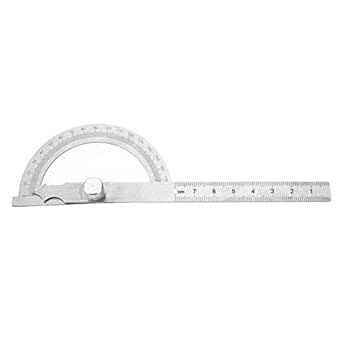Stainless Steel Protractor, Angle Goniometer Ruler, Angle Measure Tool ...
