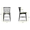 Amazon.com - POLY & BARK Ligna Dining Chair in Black - Chairs
