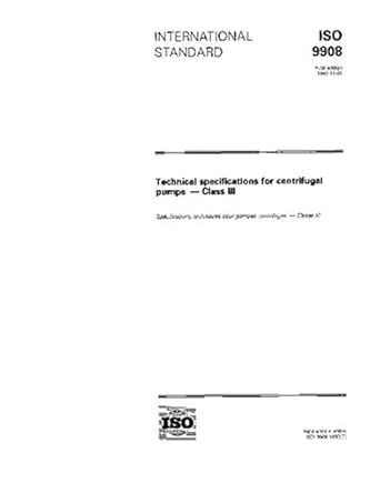 ISO 9908:1993, Technical specifications for centrifugal pumps - Class III: Books- Amazon.ae