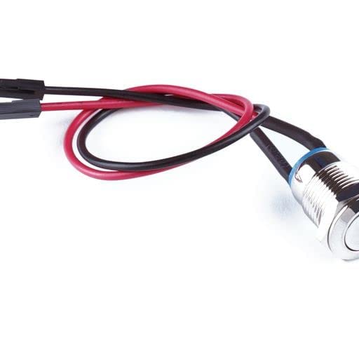 KKSB 12mm Push Button Momentary Power Switch 2.54mm Dupont Connectors ...