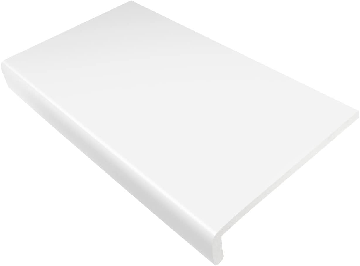 150mm White UPVC Window Board/Cill Cover 1.25m Long 9mm Thick Plastic ...