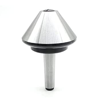 LABIXIAOXIN MT3 Lathe Live Center 4'' (100mm) Morse Taper #3 Bull 75 ...