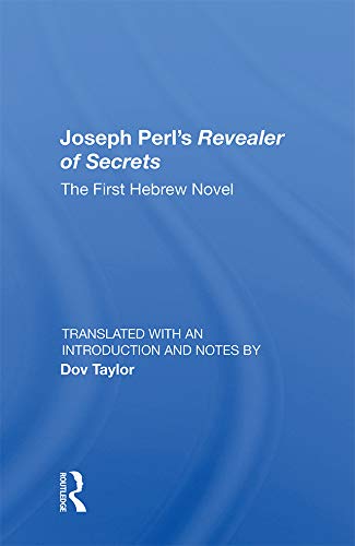 Amazon.com: Joseph Perl's Revealer Of Secrets: The First Hebrew Novel ...