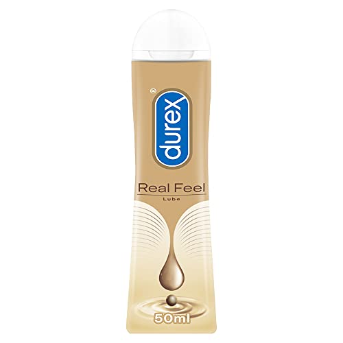 Durex Real Feel Long-Lasting Lubricant - 50ml | Silicone Lube lasts 3X ...