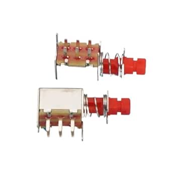 10 Pcs Self Lock Latching Uni-Direction Push Button Switch DPDT 6 Pin ...