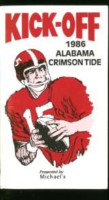 Kick-Off 1986 Alabama Crimson Tide Football Preview: University of ...