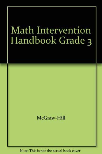 Math Intervention Handbook Grade 3: McGraw-Hill: 9780021043330: Amazon ...