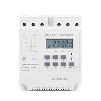 BAWHO Three Phases 380V Digital Timer Switch Electric Programmable ...