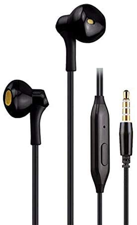 KIN Subwoofer in-Ear Earphones Phone Headset Sports Headphones (Black ...